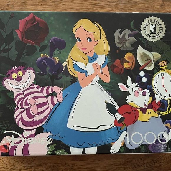 Disney | Games | Disney Alice In Wonderland Character Puzzle Blue And ...